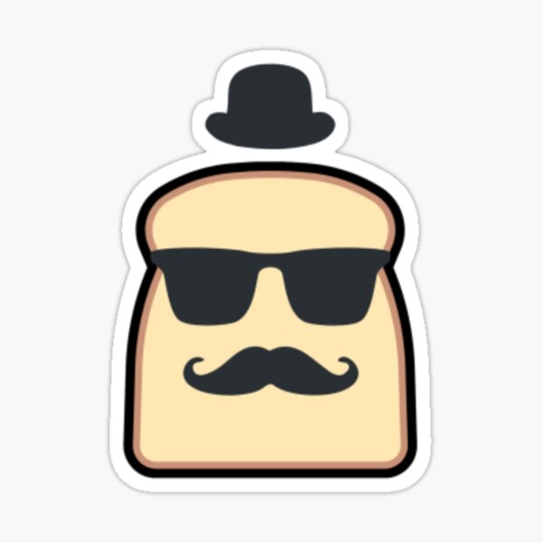 "Disguised toast, toast" Sticker for Sale by our-ART | Redbubble