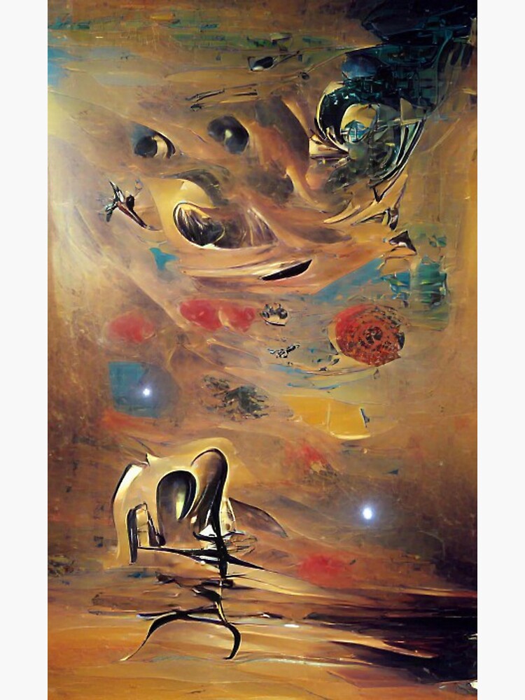 "Space S.Dali style Art" Sticker for Sale by NeuralProd | Redbubble