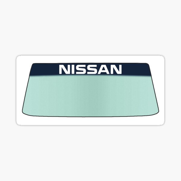 "FOR NISSAN WINDSHIELDS BANNER GRAPHIC DIE CUT DECAL/STICKER VINYL ...