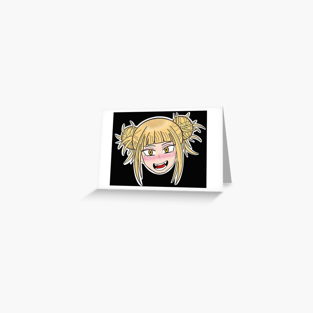 "Himiko Toga Sticker BNHA (MHA)" Greeting Card for Sale by RaccsCrafts ...