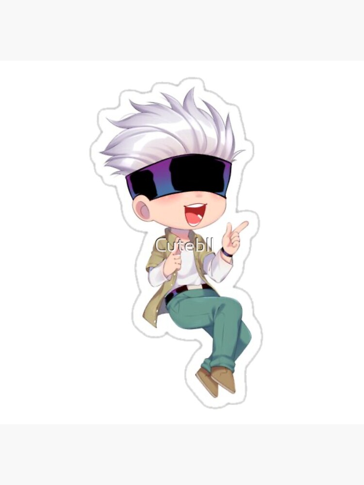 "Funny chibi of gojou satoru cute anime" Poster for Sale by Cutebll ...