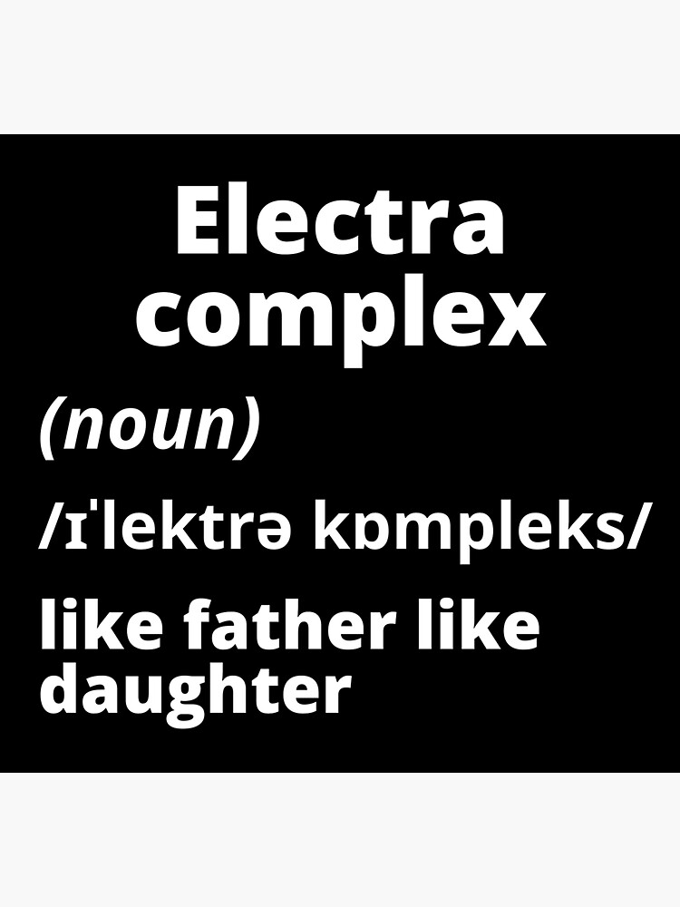 "ELECTRA COMPLEX, LIKE FATHER LIKE DAUGHTER 2" Sticker for Sale by ...