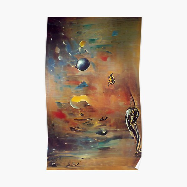 "Space S.Dali style Art" Poster for Sale by NeuralProd | Redbubble