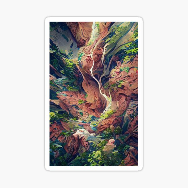 "Nature Provenance style Art" Sticker for Sale by NeuralProd | Redbubble