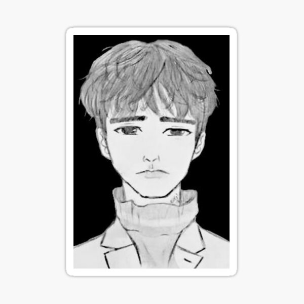 "Sad migi" Sticker for Sale by GigiGdesigns | Redbubble