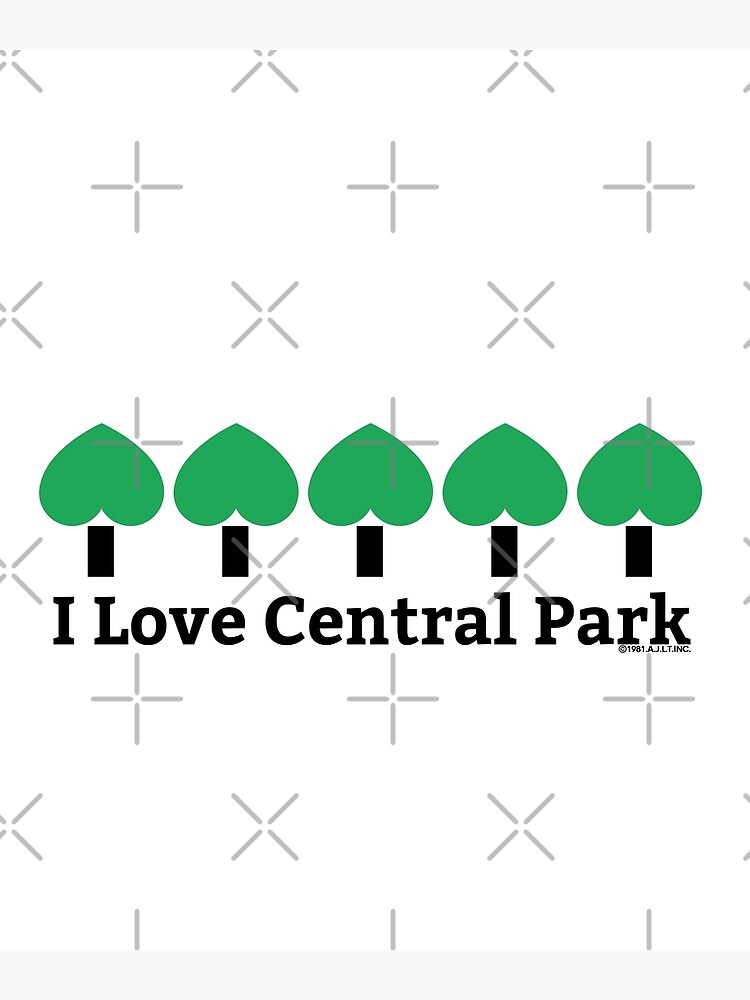 "I Love Central Park" Poster for Sale by Treos | Redbubble