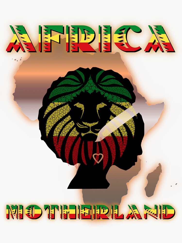 "Mama Africa" Sticker by Boot-Print | Redbubble