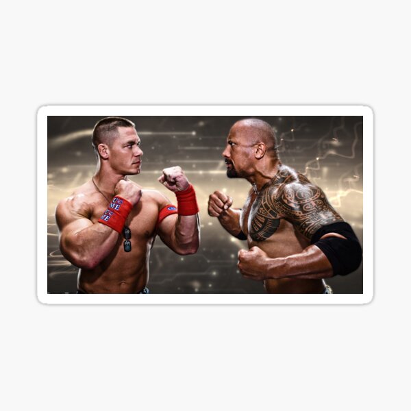 "Dwayne Johnson Fun art" Sticker for Sale by vaniyaanya | Redbubble