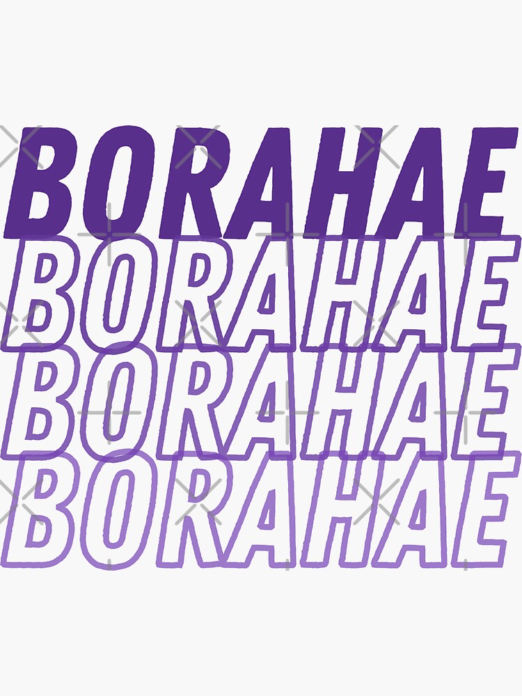 "Borahae- I Purple You BTS" Sticker by PurpleDoor52 | Redbubble