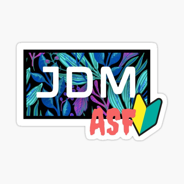 "JDM Asf - Funny Car " Sticker for Sale by Dailey-FS | Redbubble
