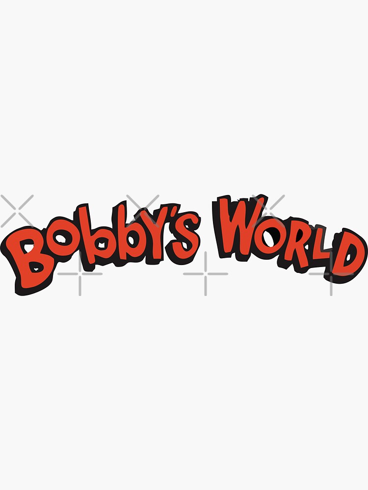 "Bobbys world Cartoon" Sticker for Sale by ahsin2020 | Redbubble
