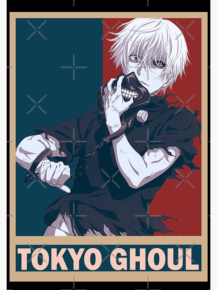 Póster «Ken Kaneki Tokyo Ghoul Tokyo Guru Vintage Vector Diseño de ...