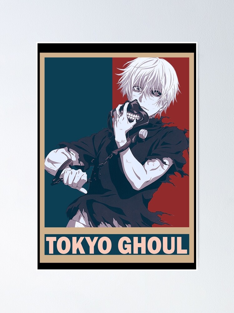 Póster «Ken Kaneki Tokyo Ghoul Tokyo Guru Vintage Vector Diseño de ...