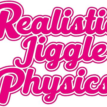 "Realistic Jiggle Physics (Magenta)" Sticker for Sale by conform ...