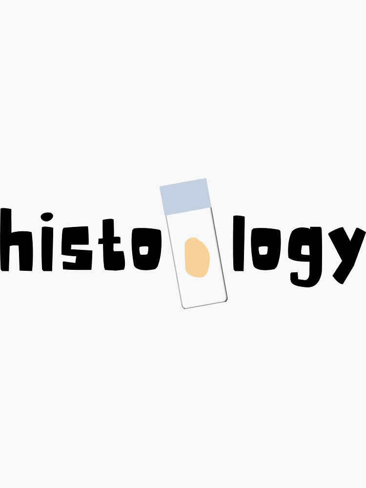 "histology" Sticker by AyahBaniMustafa | Redbubble