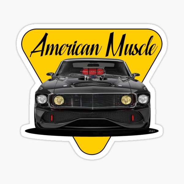"American Muscle" Sticker for Sale by WilcoxPhotoArt | Redbubble
