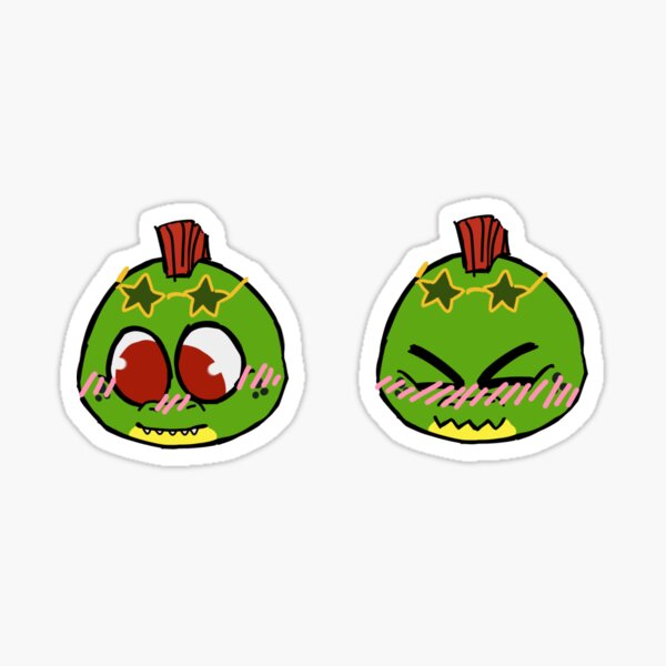 "monty fnaf security breach sticker 2 pack" Sticker for Sale by Frog-Z ...