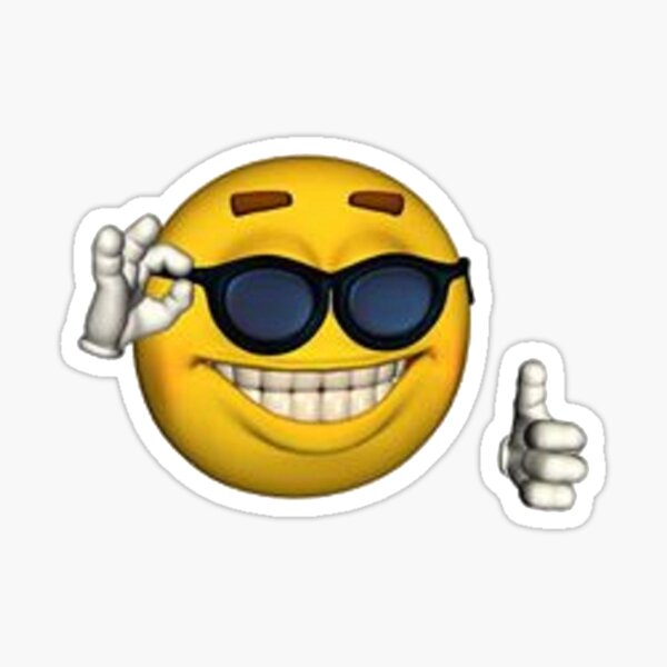 "mmmm gode, thambs ap" Sticker by frickredbubble | Redbubble