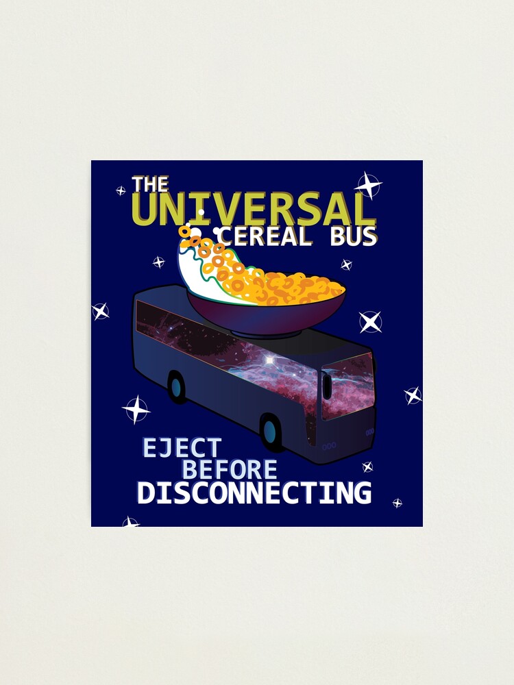 "Universal Cereal Bus" Photographic Print by bschwanke | Redbubble