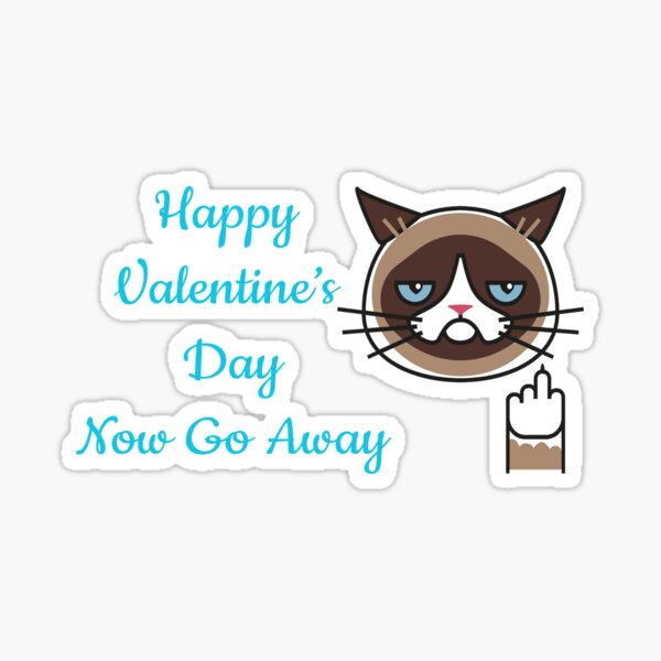 Happy Grumpy's Day Sticker By ChrissMerch | atelier-yuwa.ciao.jp