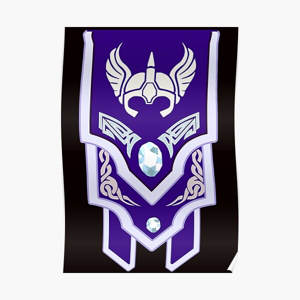 "Brawlhalla Diamond Rank Colored" Poster by ElyVan | Redbubble