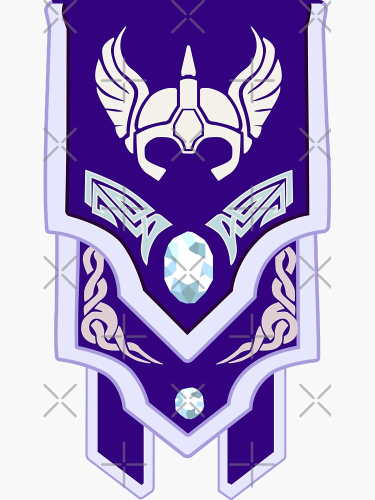 "Brawlhalla Diamond Rank Colored" Sticker for Sale by ElyVan | Redbubble