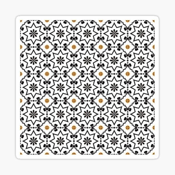 "Pattern Series：Flowers Chain" Sticker by SYDesign333 | Redbubble