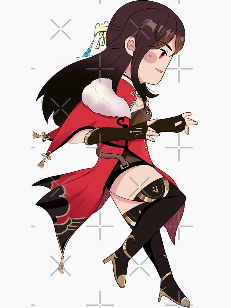 "Beidou - Genshin Impact " Sticker by razzlydazzle | Redbubble