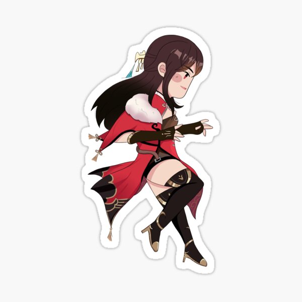 "Beidou - Genshin Impact " Sticker by razzlydazzle | Redbubble