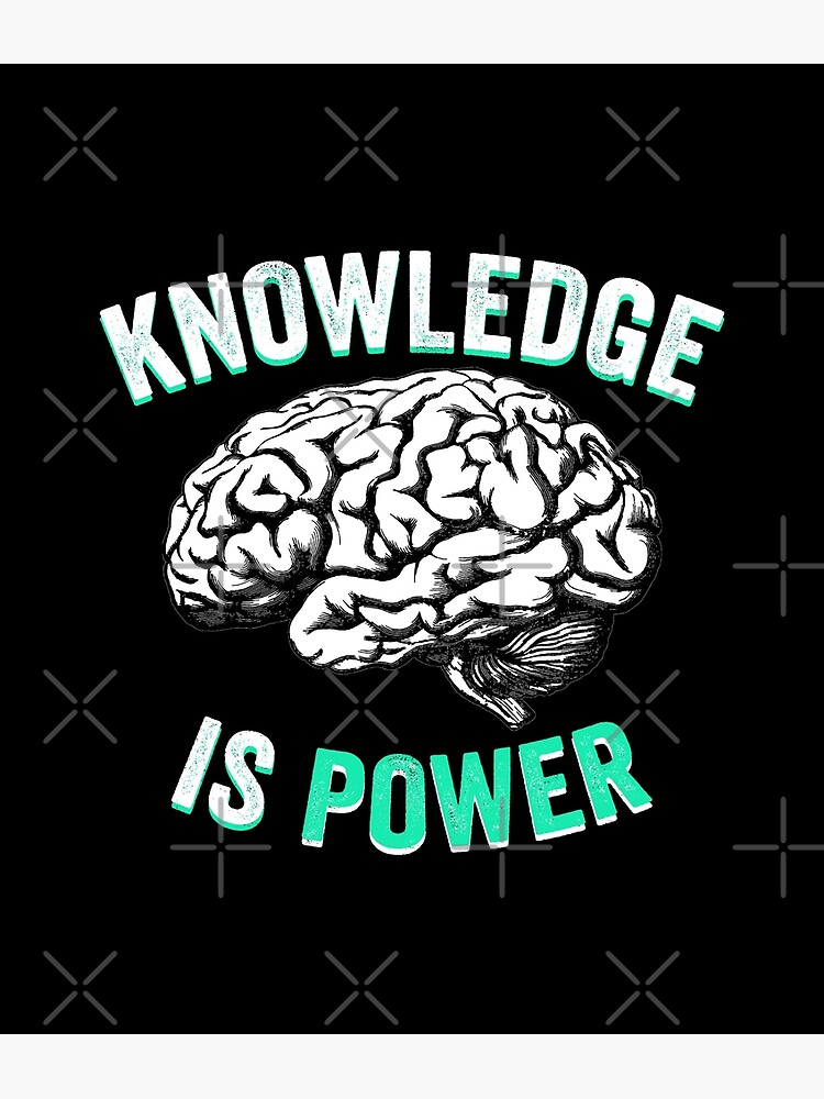 Motivational Knowledge is Power Premium Matte Vertical Poster sold by ...