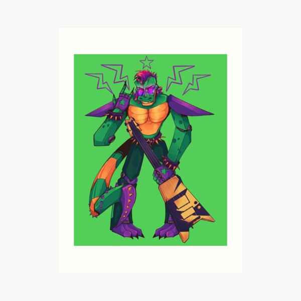 "Five Nights at Freddy’s Security Breach Monty" Art Print by badautobot ...