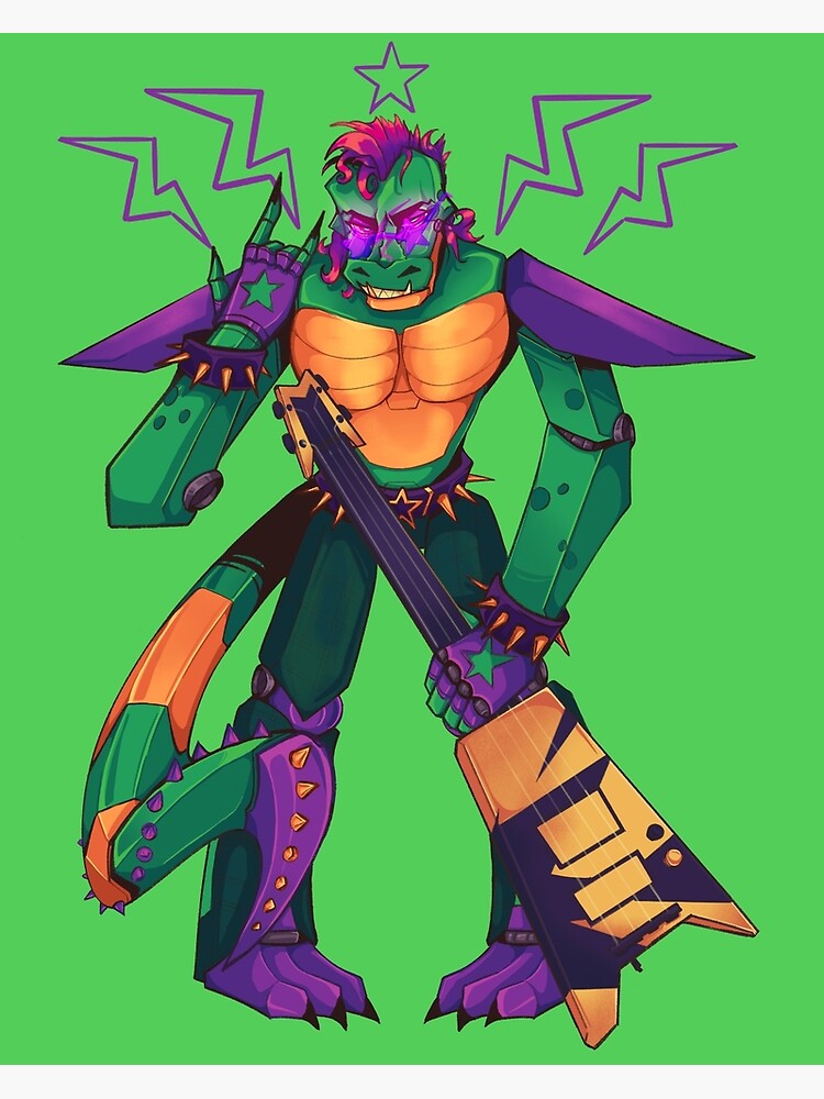 "Five Nights at Freddy’s Security Breach Monty" Art Print by badautobot ...