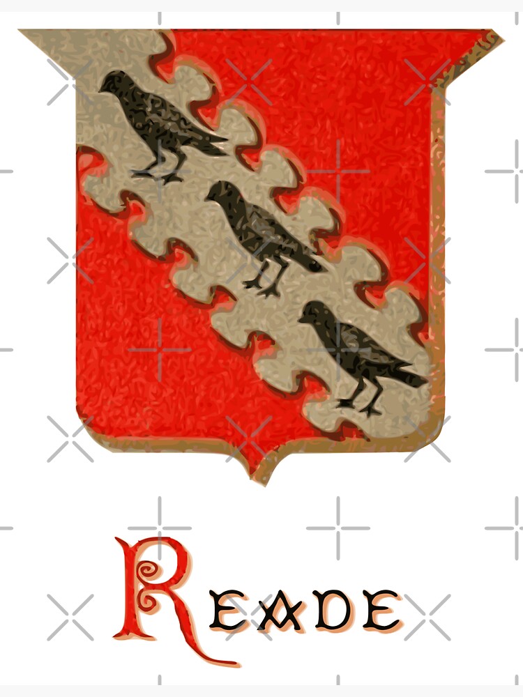 "Reade Family Coat of Arms" Sticker for Sale by Heraldica | Redbubble