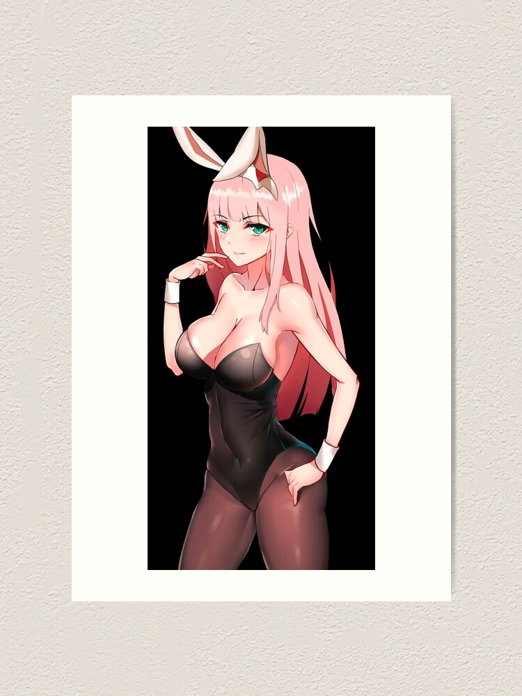"Ecchi oppai bunny girl lingerie" Art Print for Sale by Lewdities | Redbubble