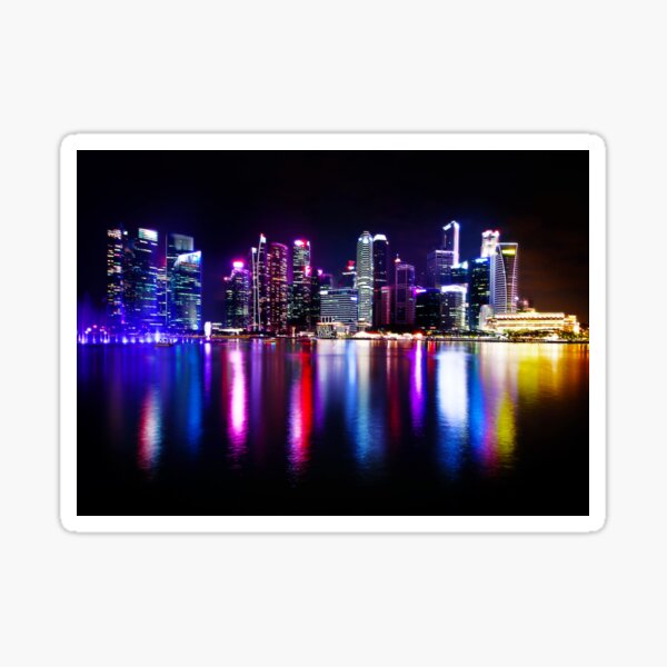 "Marina Bay Sands Marina Singapore" Sticker for Sale by Ryu0okami ...
