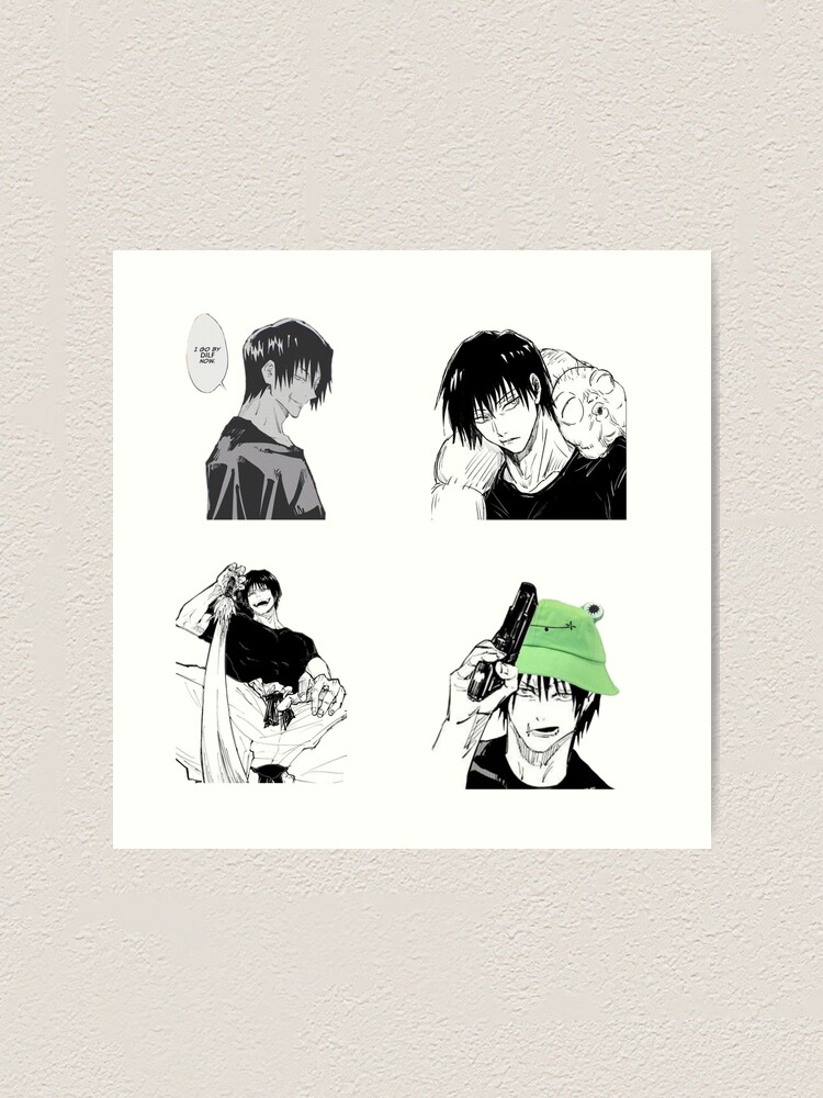 "Toji Fushiguro" Art Print for Sale by DripCulture | Redbubble