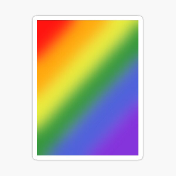 "Misty Rainbow" Sticker by aMidwifeMakes | Redbubble