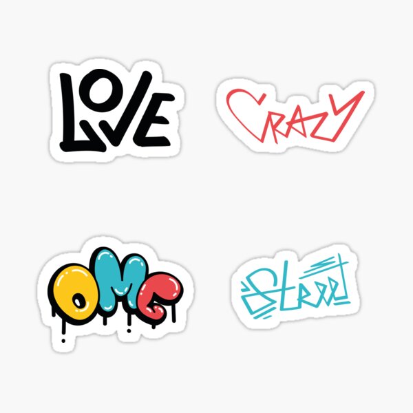 "Street Urban Sticker pack" Sticker for Sale by Houd-Ammari77 | Redbubble