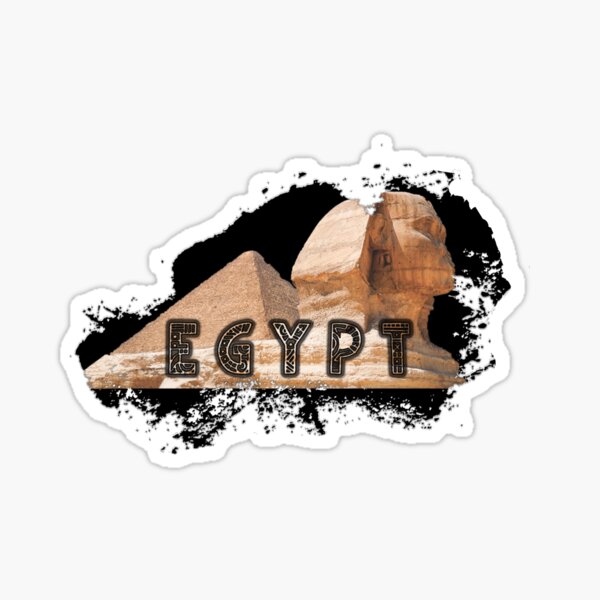 "Egypt pyramids sphinx" Sticker by SamIRL | Redbubble
