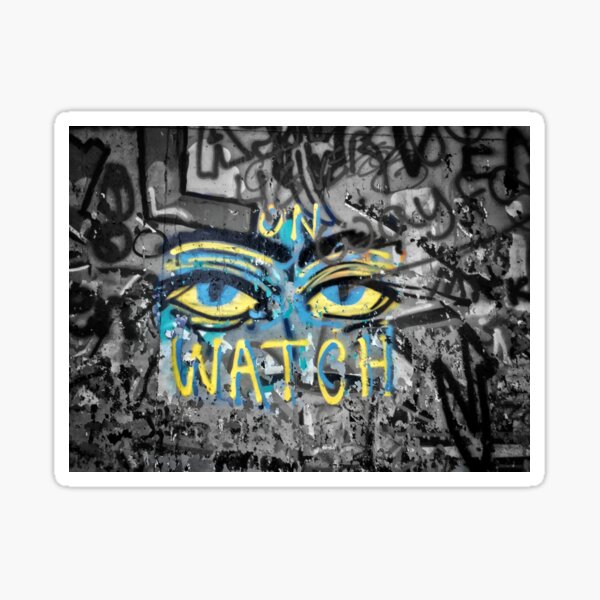 "On Watch" Sticker for Sale by JaredsGallery | Redbubble