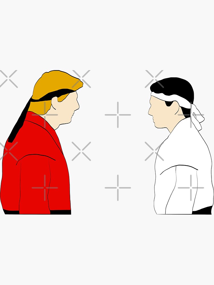 "lawrusso johnny lawrence daniel larusso season 4 tournament " Sticker ...