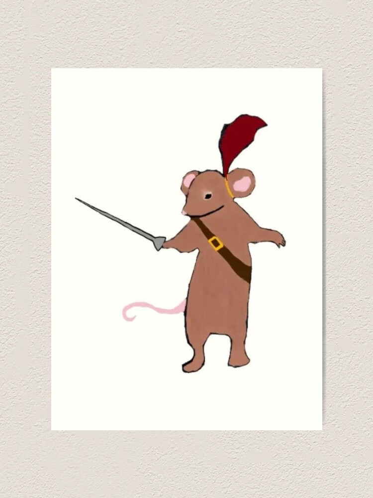"Reepicheep from Narnia (version 2)" Art Print for Sale by ...