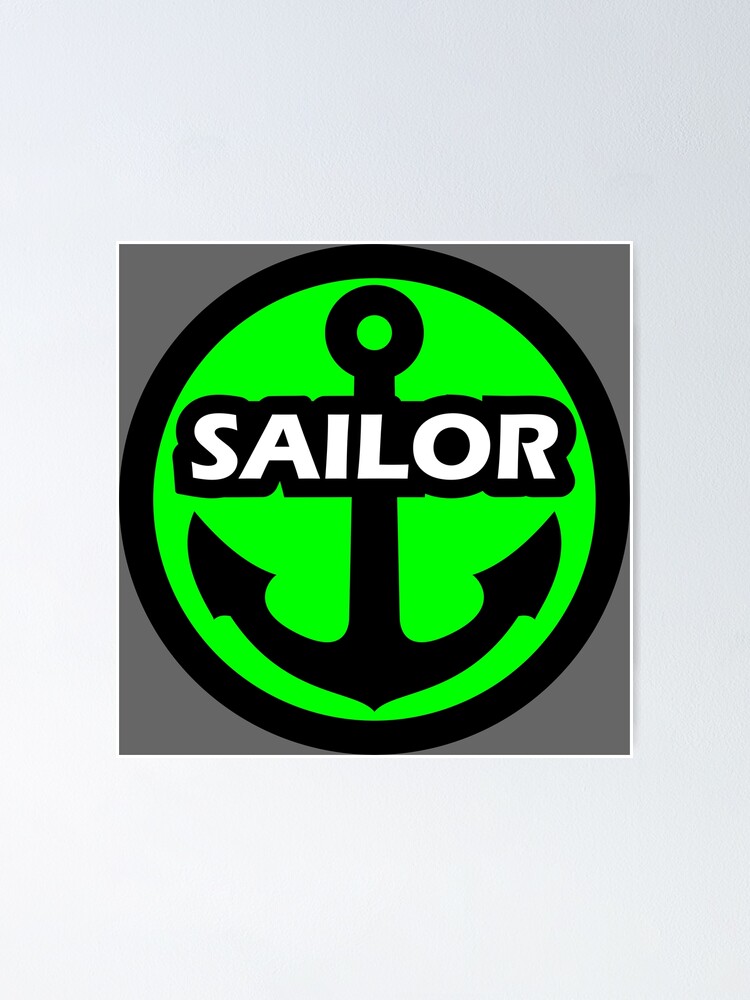 "sailor (green)" Poster for Sale by OctoberMechanik | Redbubble