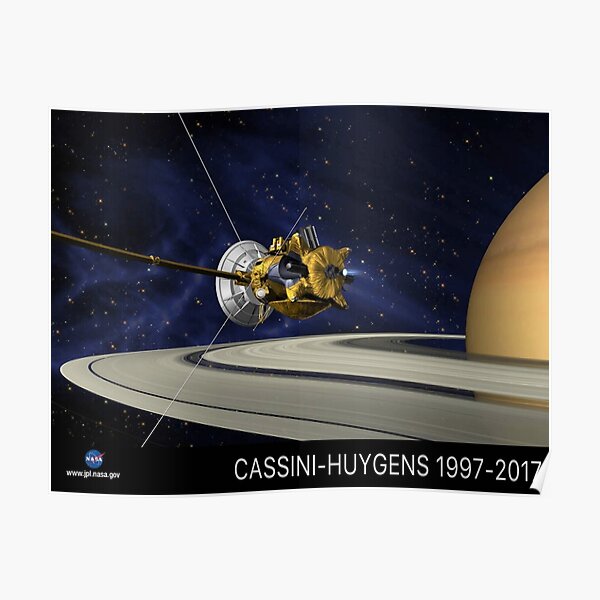 "Cassini-Huygens Tribute" Poster for Sale by iMacMike | Redbubble