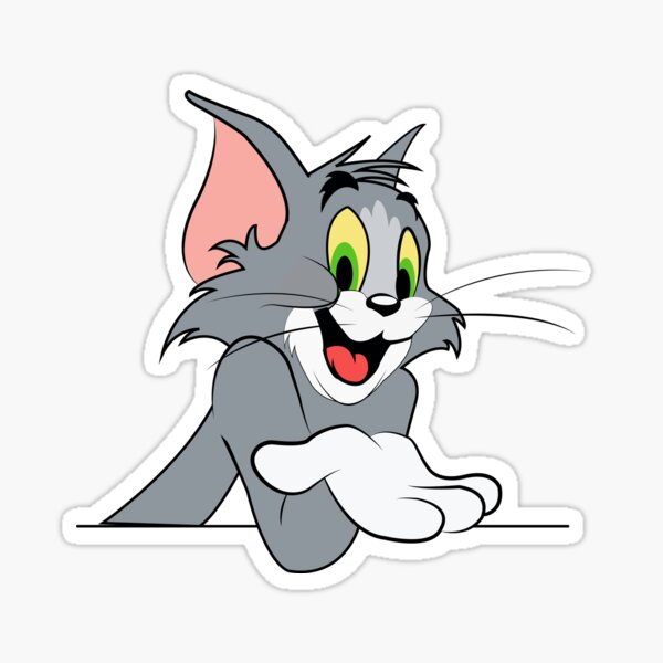 "tom cartoon" Sticker for Sale by ercsag | Redbubble
