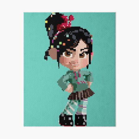 "Vanellope Pixel" Art Board Print for Sale by greeneggsandcam | Redbubble