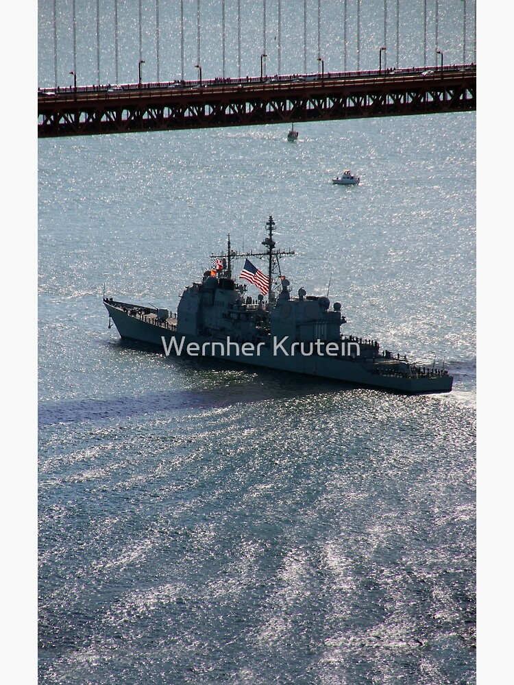 "USS Mobile Bay (CG 53), Ticonderoga class guided-missile cruiser" Art ...