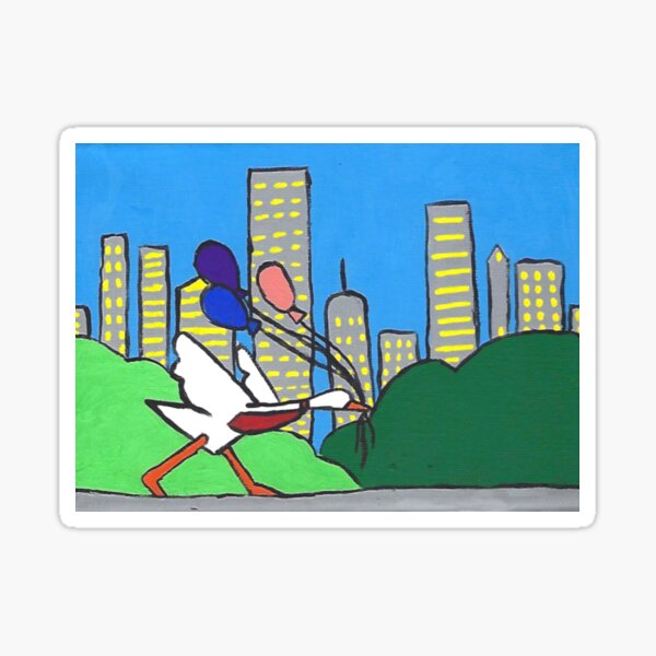 "Busy Business Goose" Sticker for Sale by LilyTheRaclaw | Redbubble