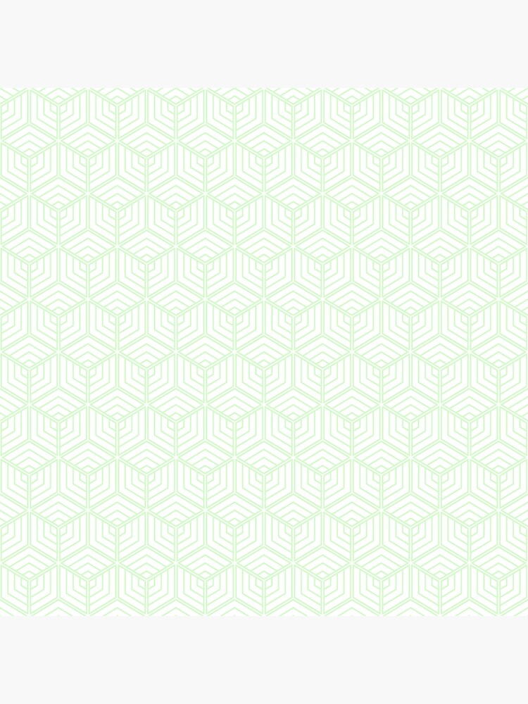"Tea Green Cubic Hex | Beautiful Interior Design" Poster for Sale by ...