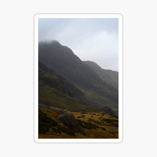 "Snowdonia Mountain || Travel Photography || Wales" Sticker by ...